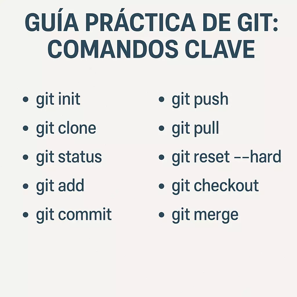 Guía práctica de Git: comandos clave que todo desarrollador debería conocer